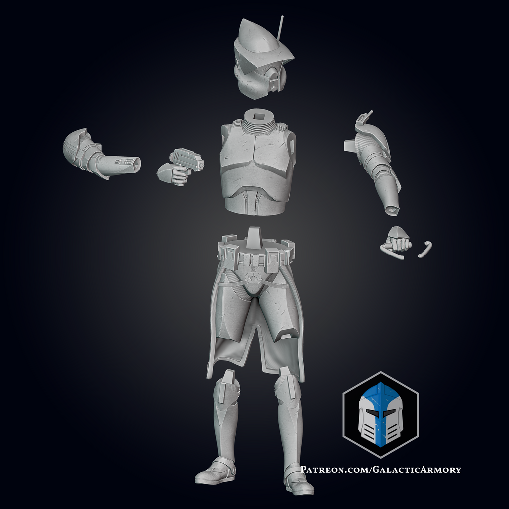 Sergeant Hound and Grizzer Figurine - 3D Print Files – Galactic Armory
