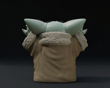 Standing Grogu - Arms Up - 3D Print Files – Galactic Armory