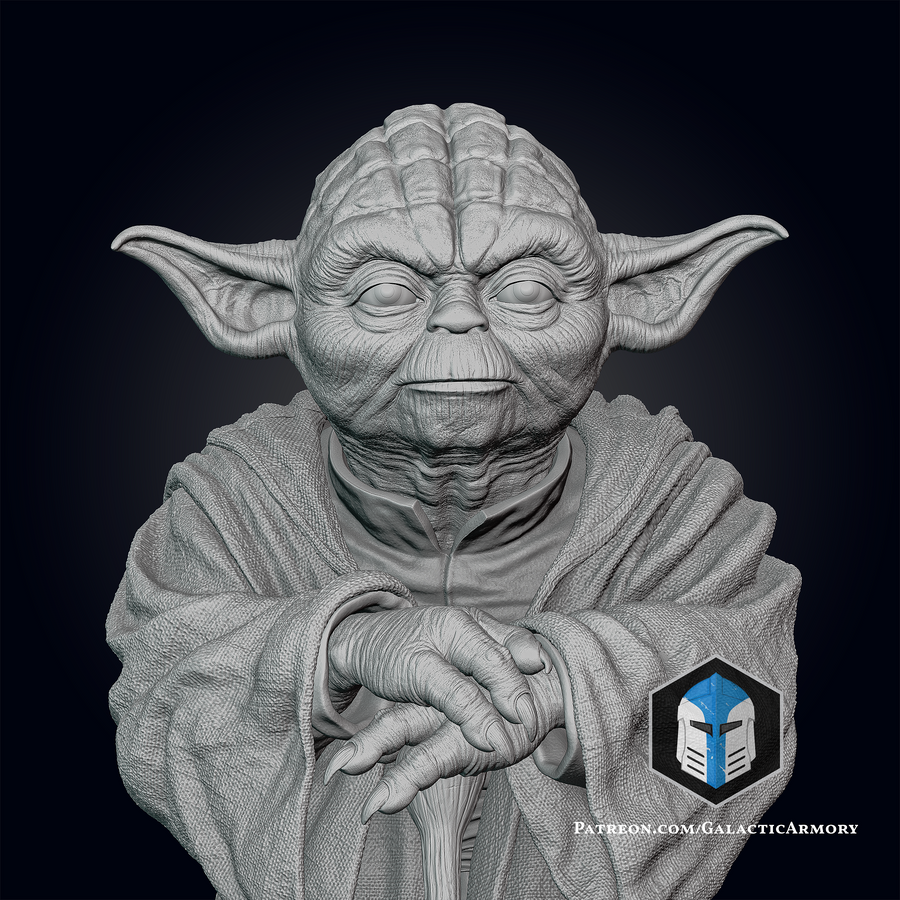 Yoda Figurine - Pose 2 - 3D Print Files – Galactic Armory