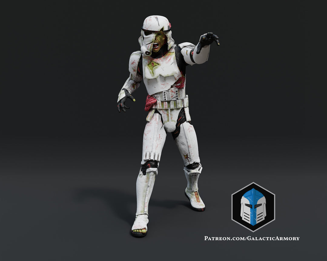Zombie Stormtrooper Figurine - 3D Print Files – Galactic Armory