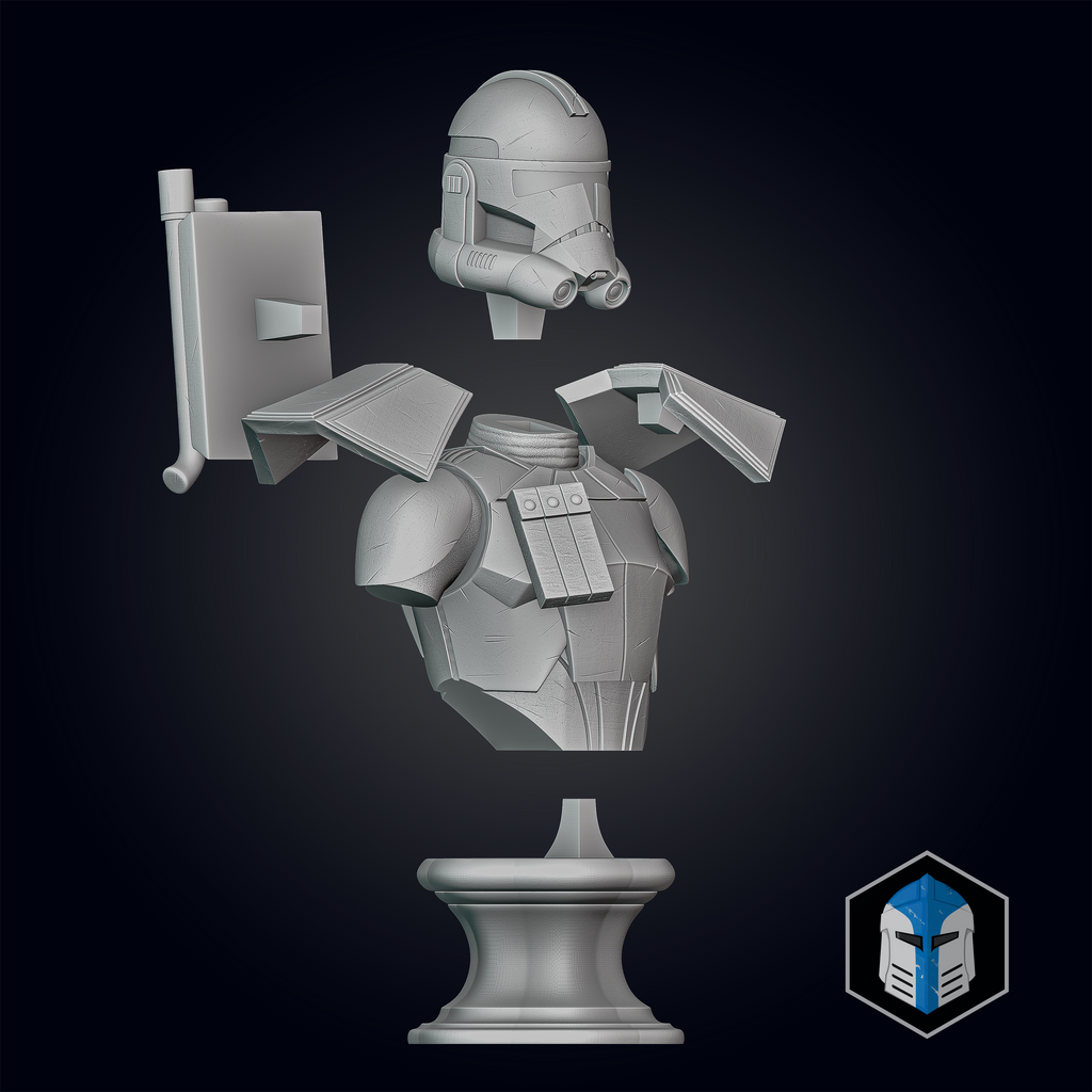 Animated ARC Trooper Bust - 3D Print Files – Galactic Armory