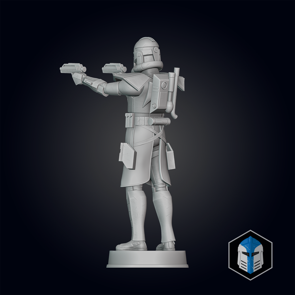 Animated ARC Trooper Figurine - Pose 3 - 3D Print Files – Galactic Armory