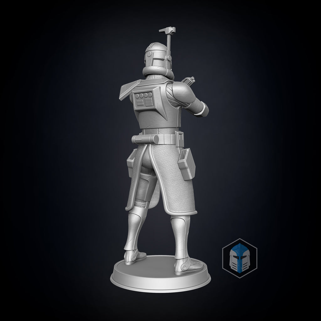 Captain Rex Figurine - Pose 1 - 3D Print Files – Galactic Armory