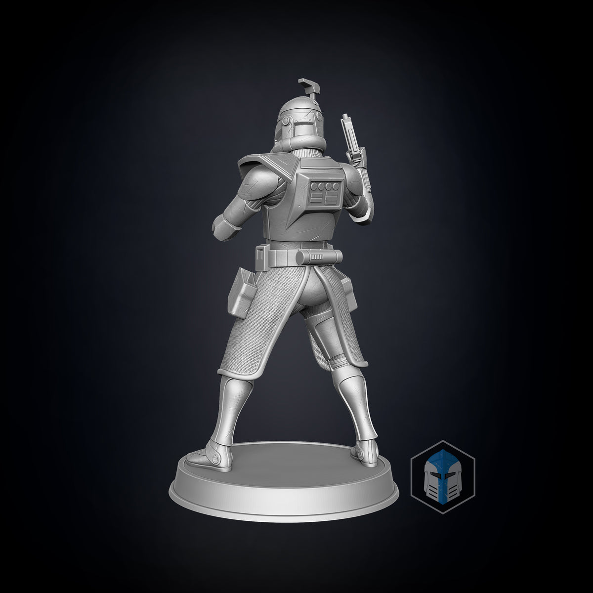 Captain Rex Figurine - Pose 3 - 3D Print Files – Galactic Armory