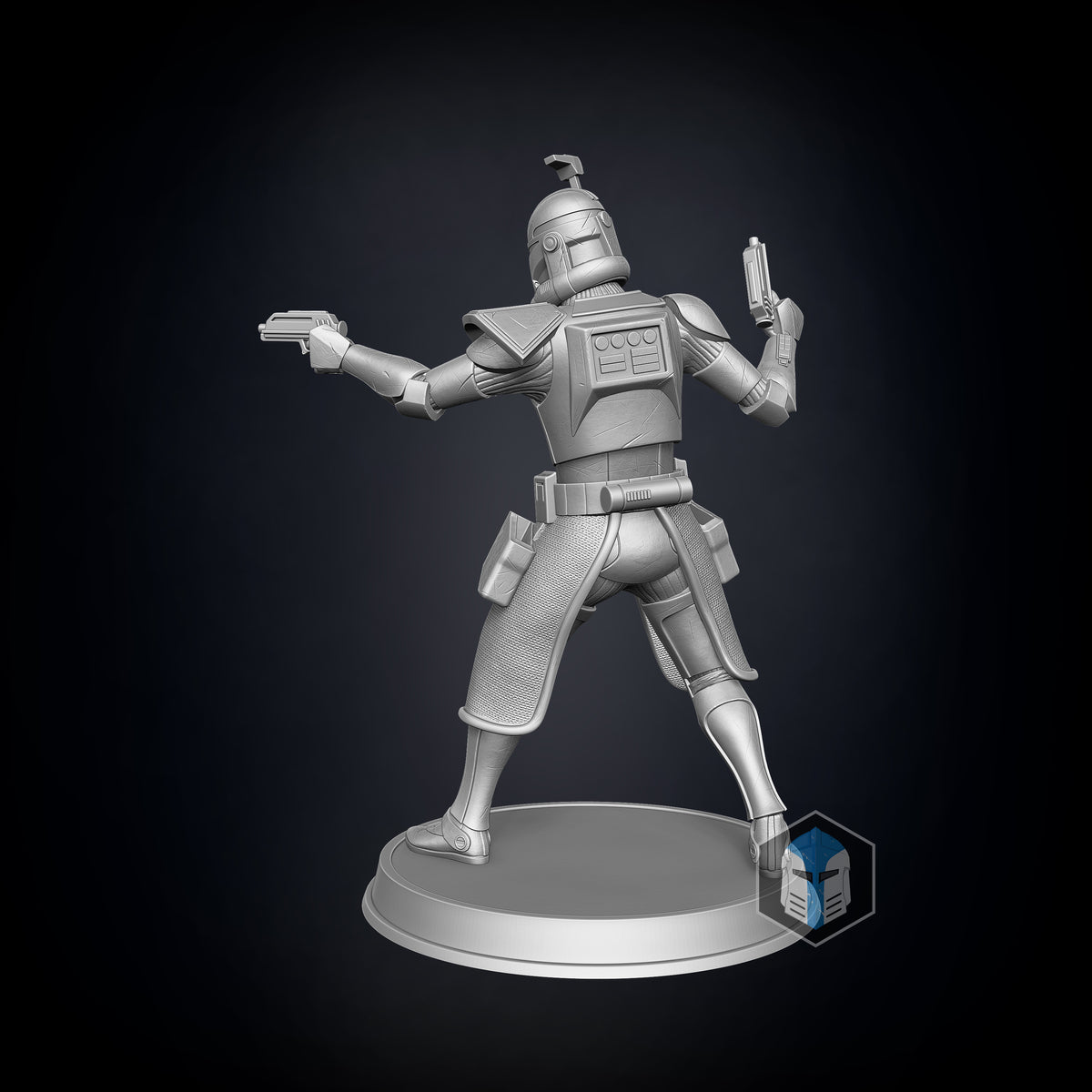 Captain Rex Figurine - Pose 2 - 3D Print Files – Galactic Armory