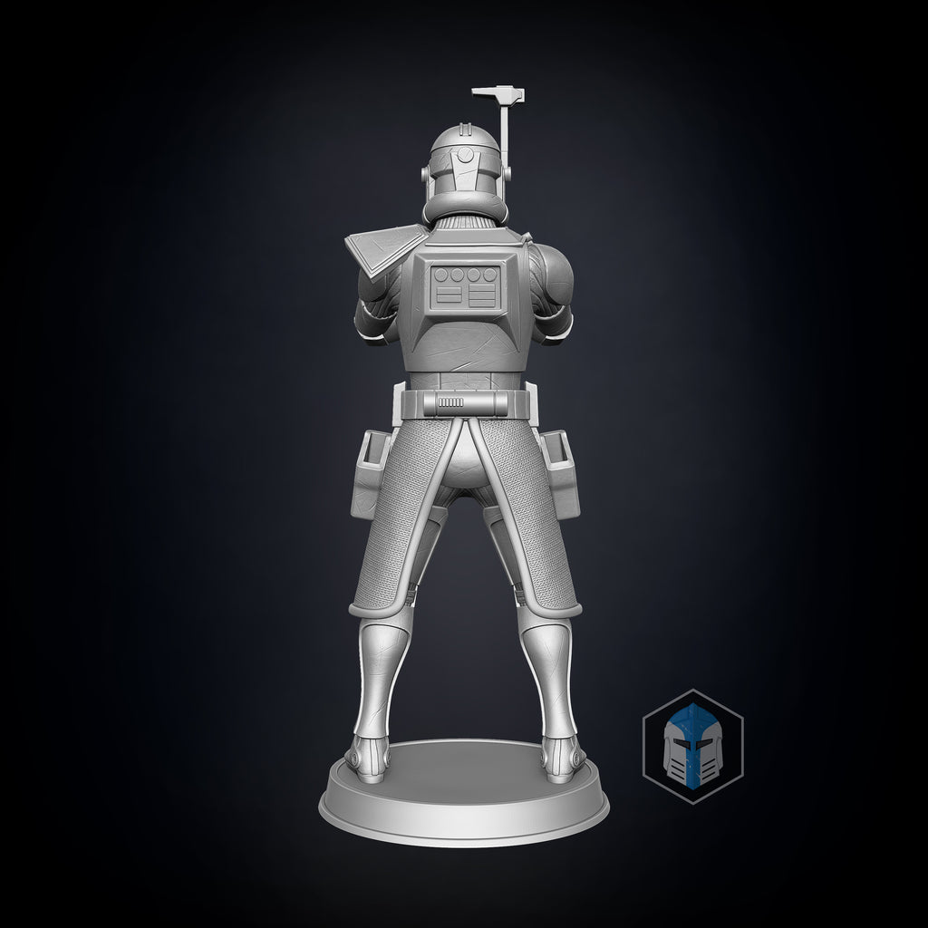 Captain Rex Figurine - Pose 1 - 3D Print Files – Galactic Armory