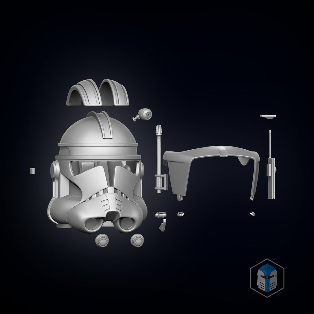 Phase 2 Commander Cody Helmet - 3D Print Files – Galactic Armory