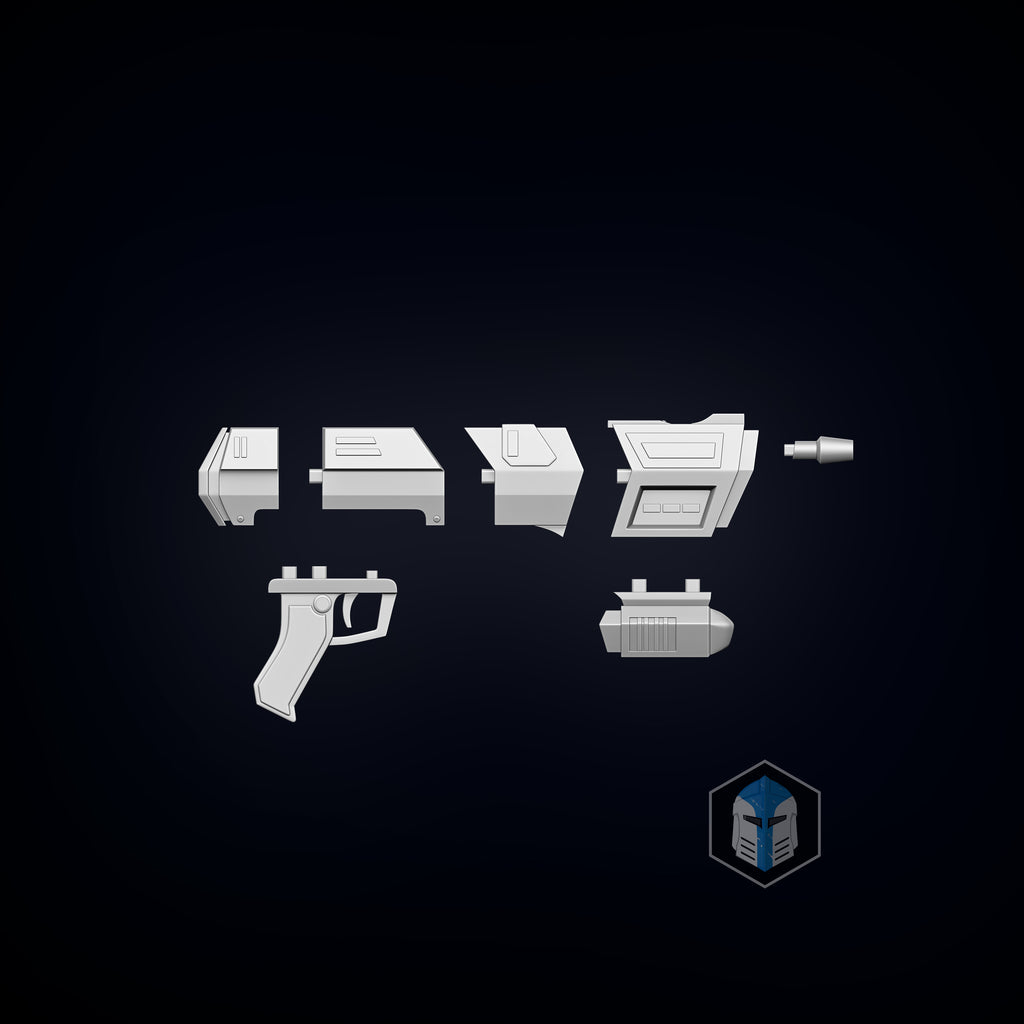 DC-17M Animated Republic Commando Blaster - 3D Print Files – Galactic ...
