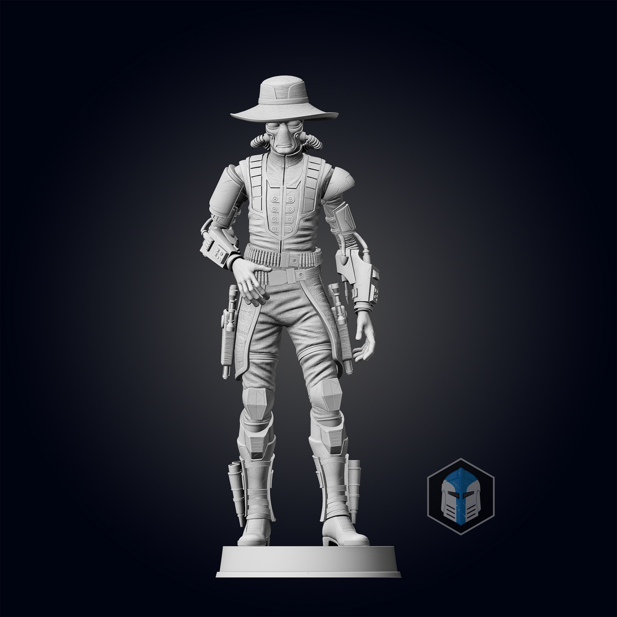 Cad Bane Figurine - Pose 1 - 3D Print Files – Galactic Armory