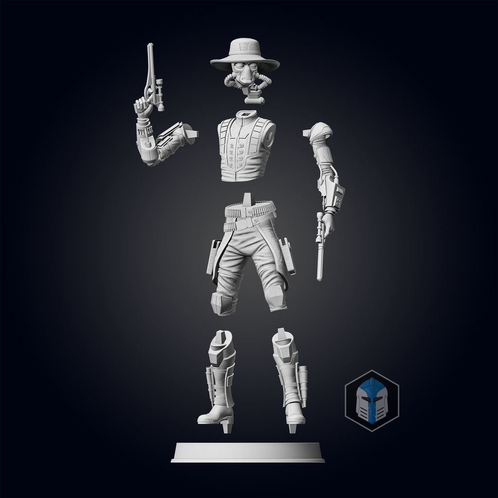 Cad Bane Figurine - Pose 2 - 3D Print Files – Galactic Armory
