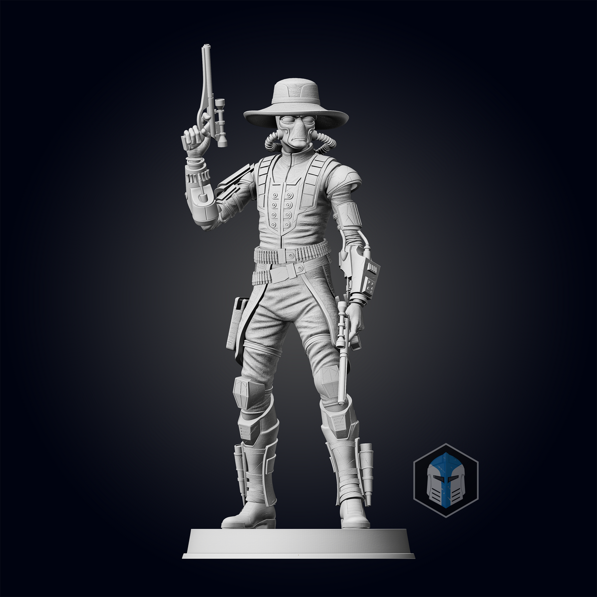 Cad Bane Figurine - Pose 2 - 3D Print Files – Galactic Armory
