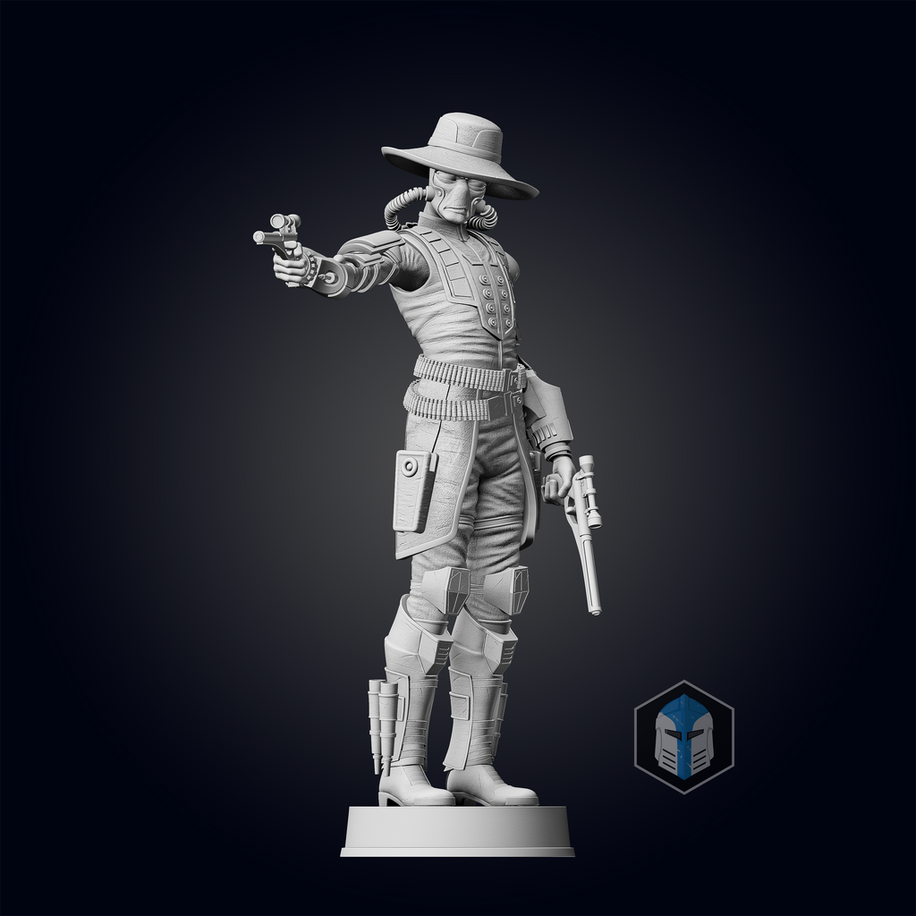 Cad Bane Figurine - Pose 3 - 3D Print Files – Galactic Armory
