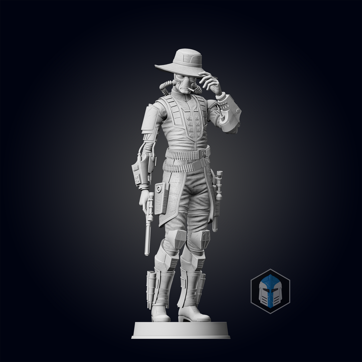 Cad Bane Figurine - Pose 4 - 3D Print Files – Galactic Armory