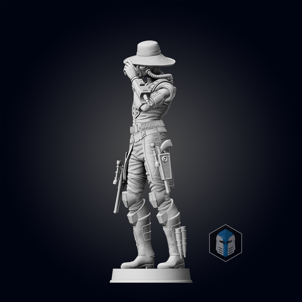 Cad Bane Figurine - Pose 4 - 3D Print Files – Galactic Armory