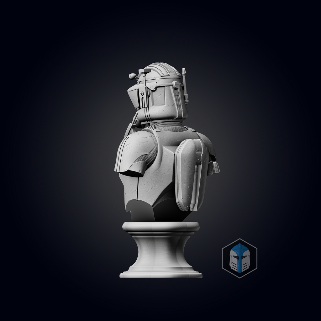 Commander Cody Bust - 3D Print Files – Galactic Armory
