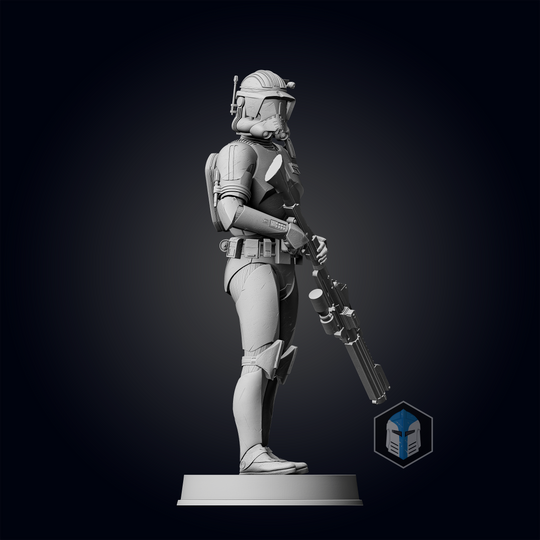 Commander Cody Figurine - Pose 1 - 3D Print Files – Galactic Armory