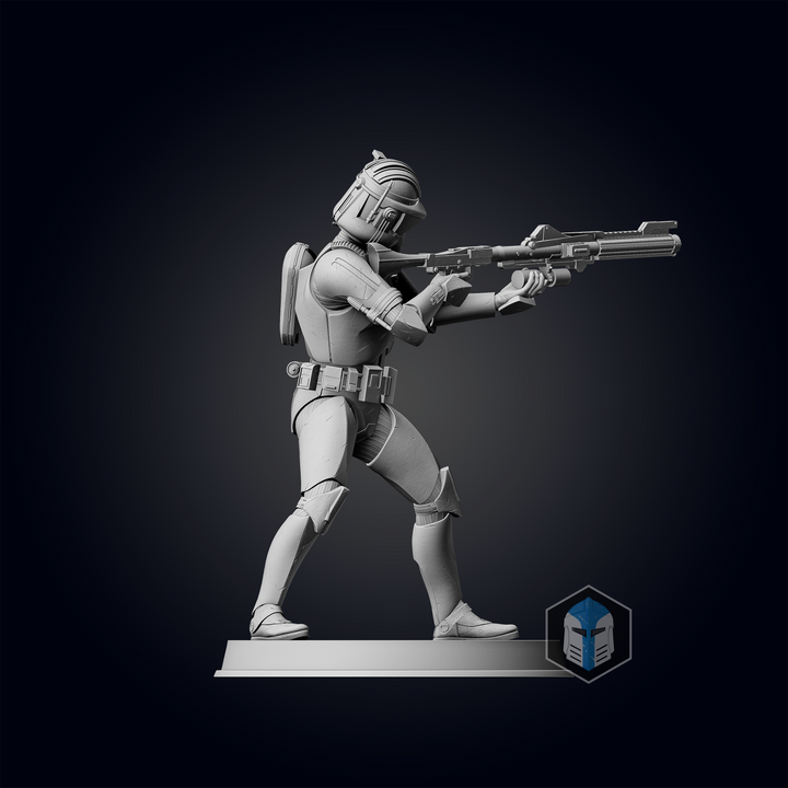 Commander Cody Figurine - Pose 2 - 3D Print Files – Galactic Armory