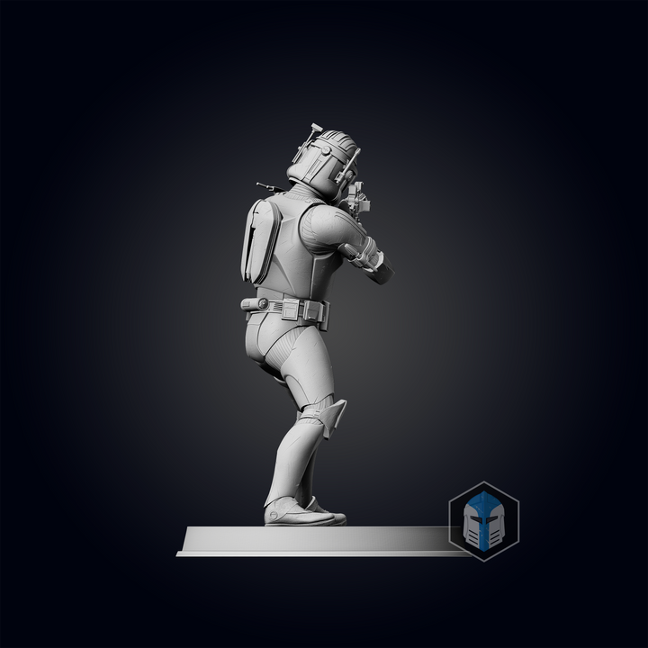 Commander Cody Figurine - Pose 2 - 3D Print Files – Galactic Armory