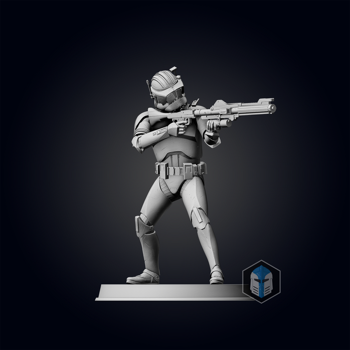 Commander Cody Figurine - Pose 2 - 3D Print Files – Galactic Armory