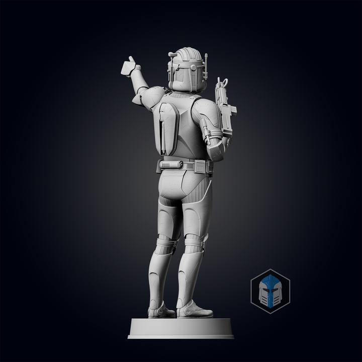 Commander Cody Figurine - Pose 3 - 3D Print Files – Galactic Armory