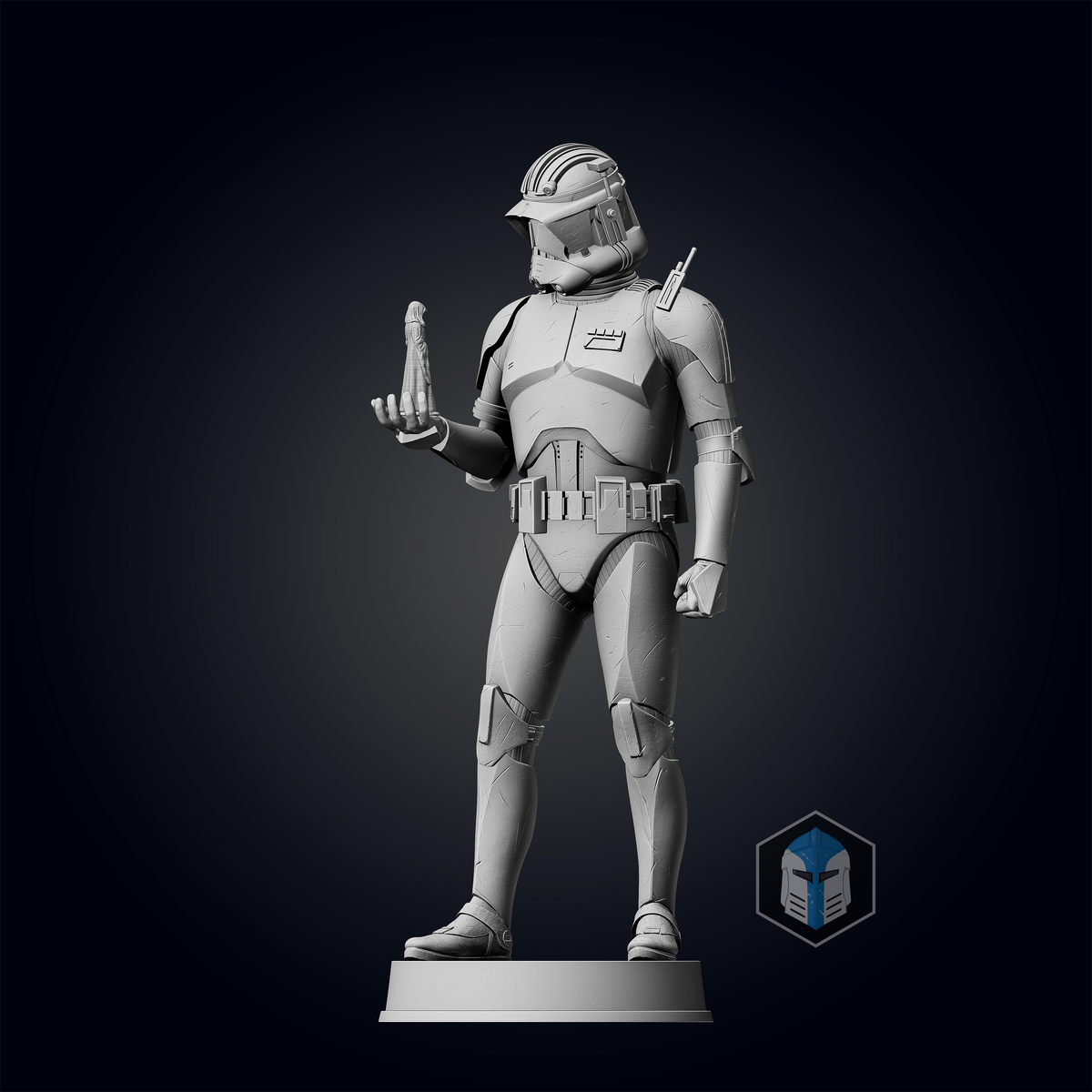 Commander Cody Figurine - Pose 4 - 3D Print Files – Galactic Armory