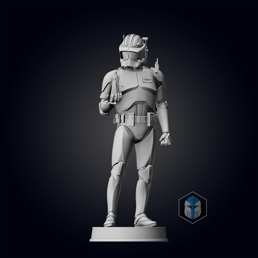 Commander Cody Figurine - Pose 4 - 3D Print Files – Galactic Armory
