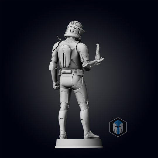 Commander Cody Figurine - Pose 4 - 3D Print Files – Galactic Armory