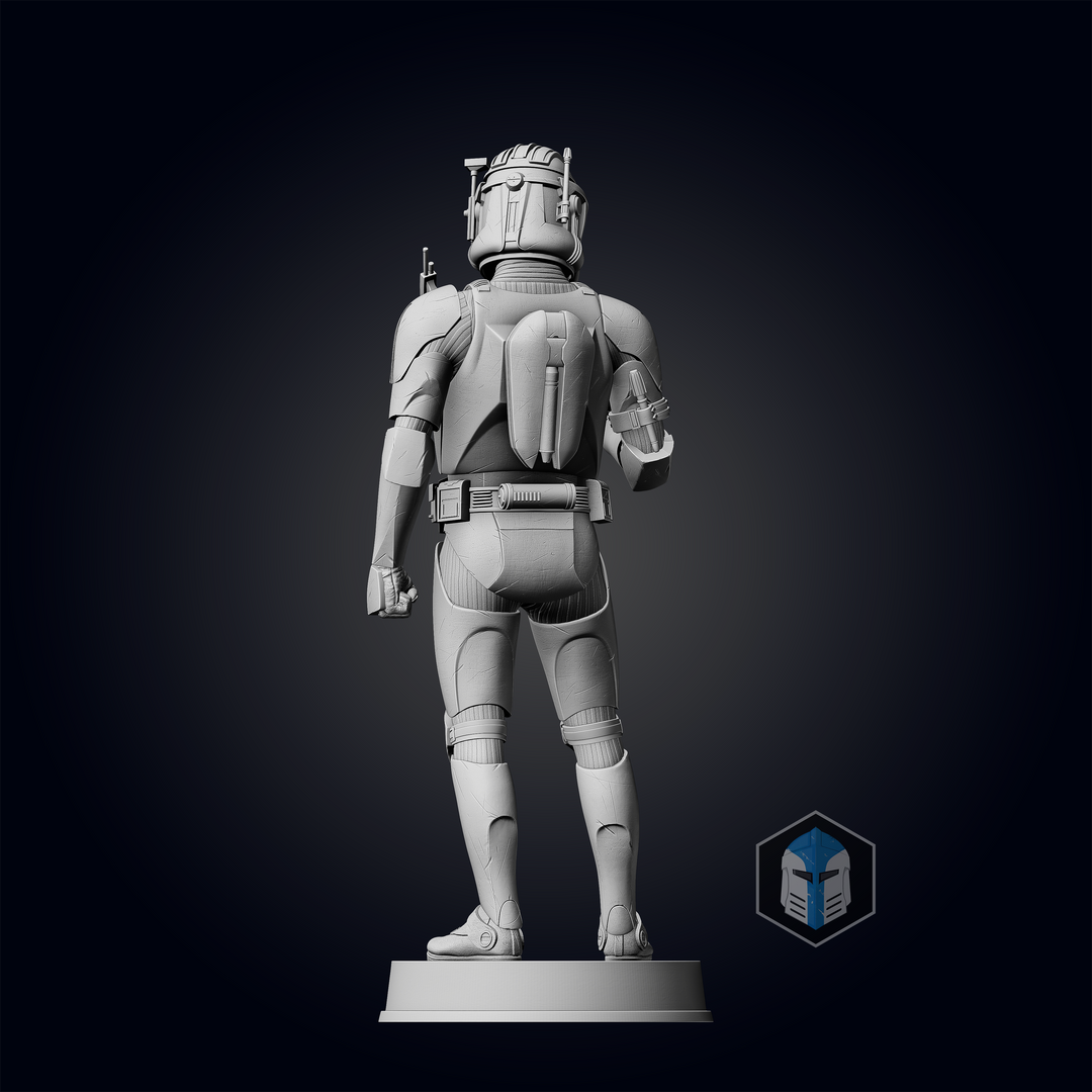 Commander Cody Figurine - Pose 4 - 3D Print Files – Galactic Armory