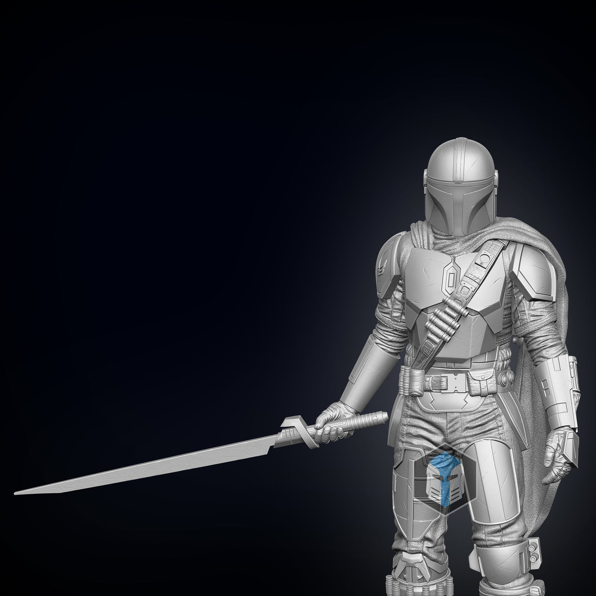 Mandalorian Figurine Season 2 - Pose 3 - 3D Print Files – Galactic Armory
