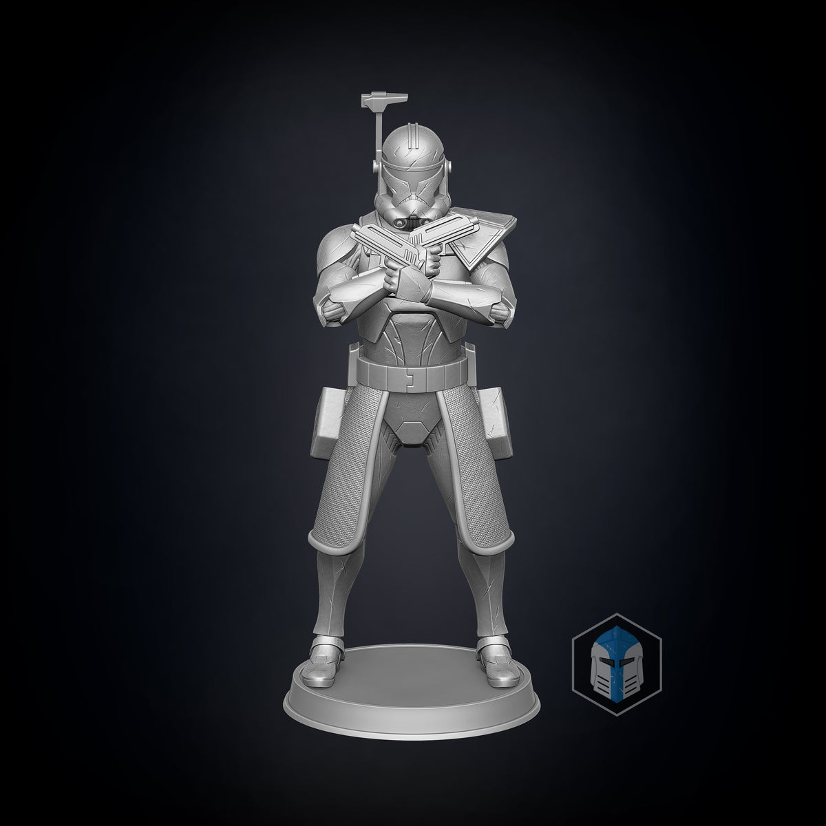 Captain Rex Figurine - Pose 1 - 3D Print Files – Galactic Armory