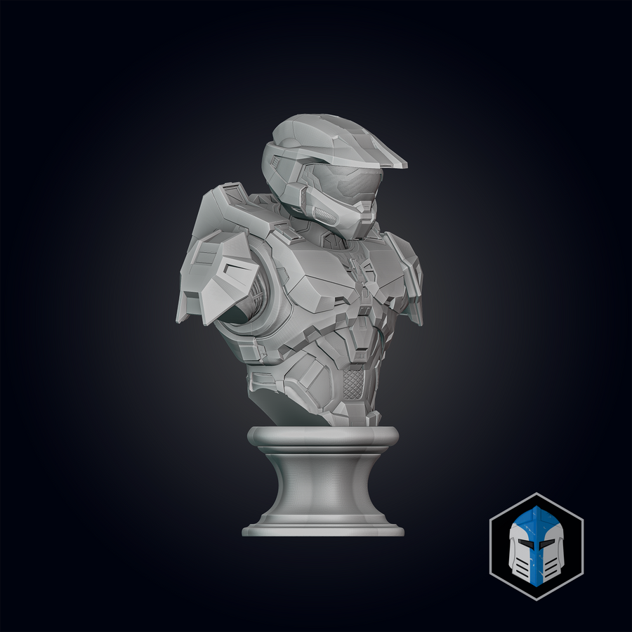 Infinite Master Chief - Bust - 3D Print Files – Galactic Armory