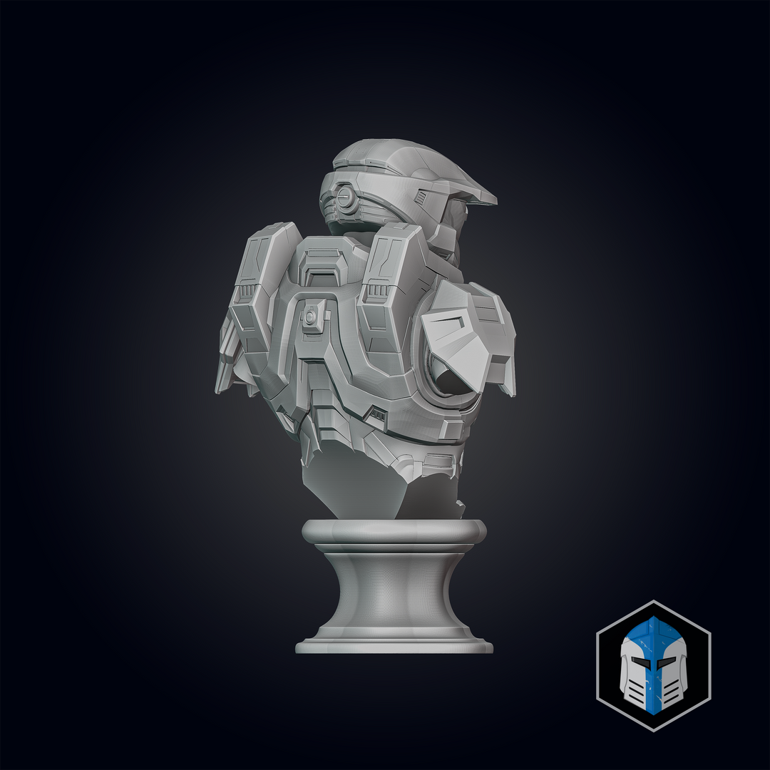 Infinite Master Chief - Bust - 3D Print Files – Galactic Armory
