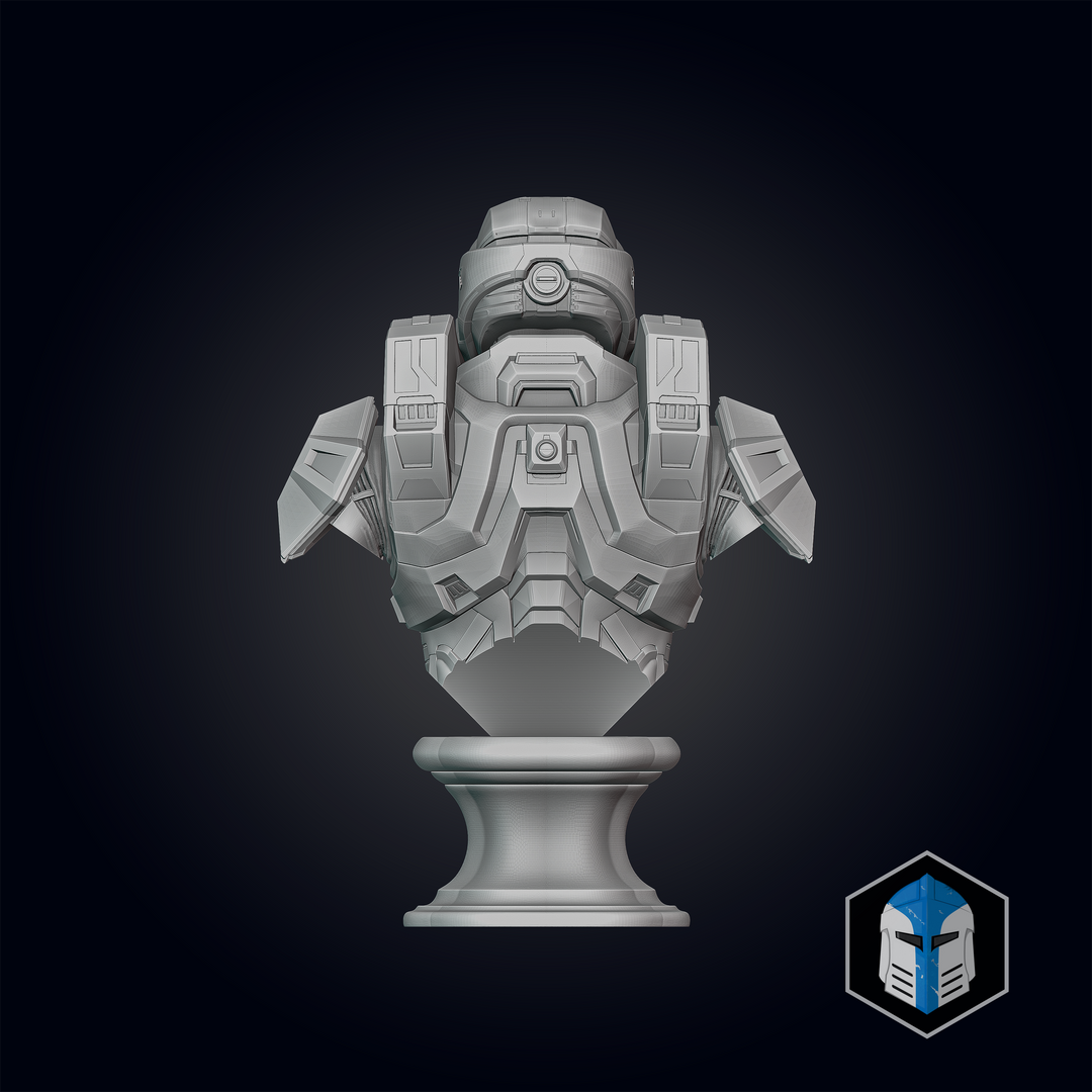 Infinite Master Chief - Bust - 3D Print Files – Galactic Armory