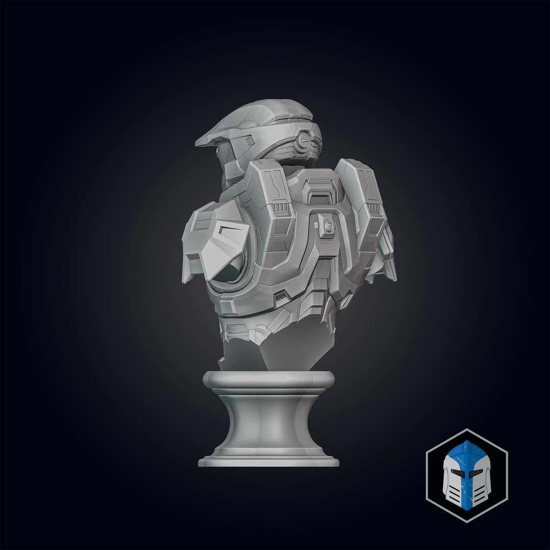 Infinite Master Chief - Bust - 3D Print Files – Galactic Armory
