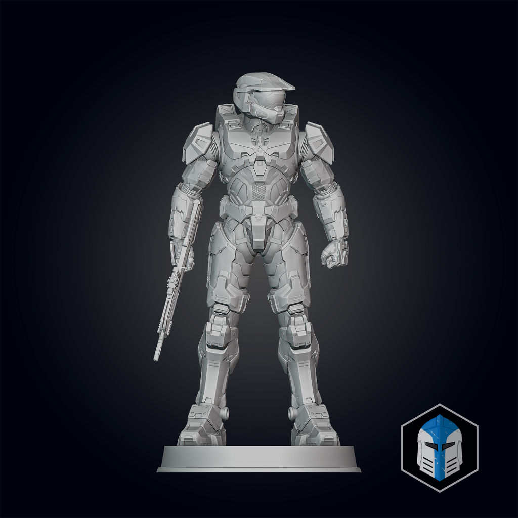 Infinite Master Chief Figurine - Pose 1 - 3D Print Files – Galactic Armory