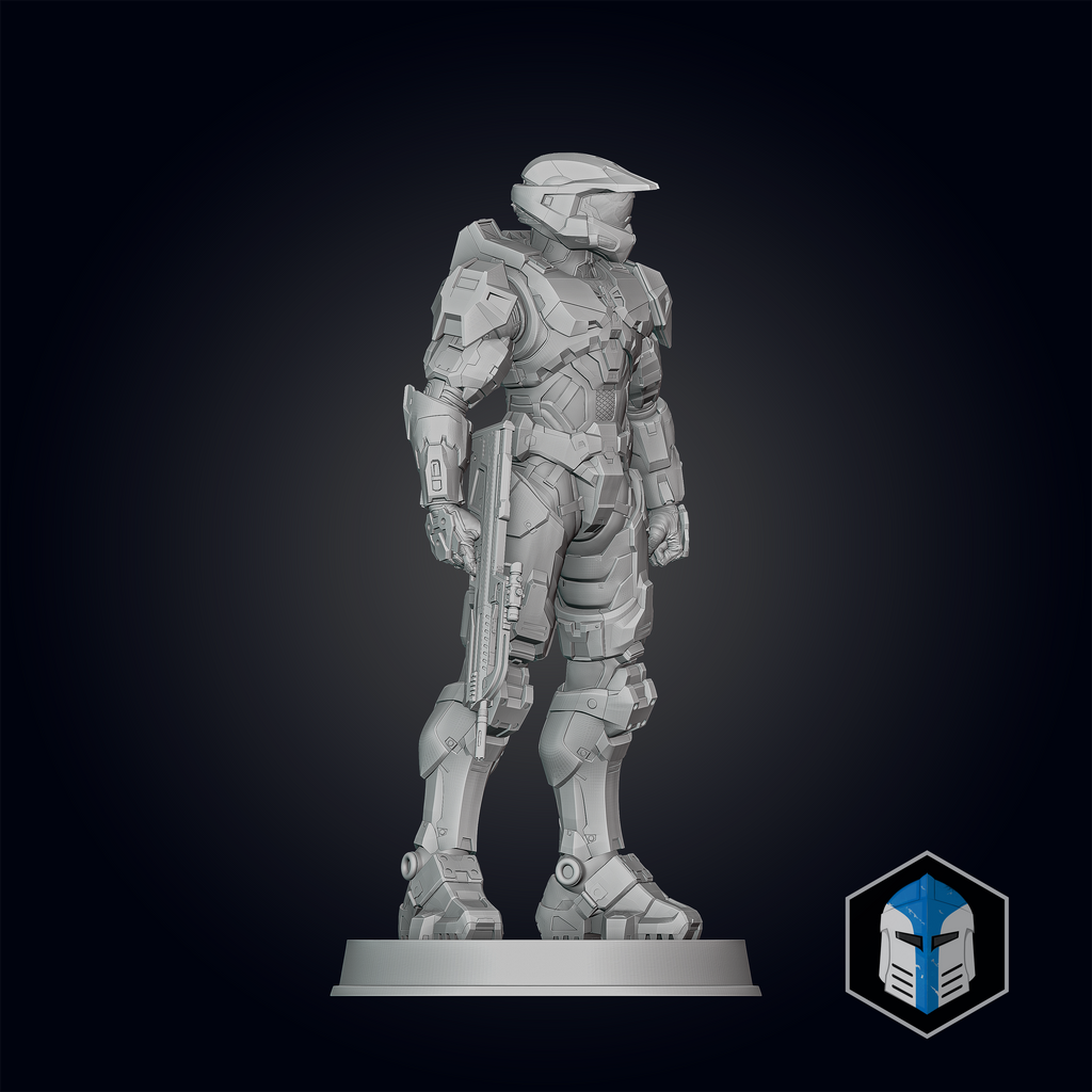 Halo Infinite Master Chief Figur - Pose 1 - 3D-Druckdateien – Galactic ...