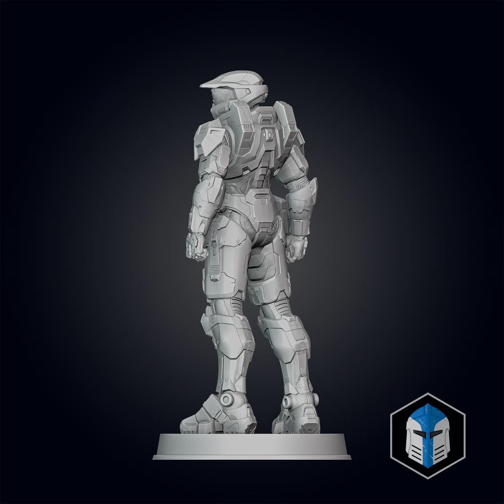 Infinite Master Chief Figurine - Pose 1 - 3D Print Files – Galactic Armory