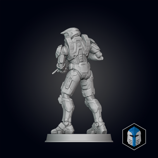 Infinite Master Chief Figurine - Pose 2 - 3D Print Files – Galactic Armory