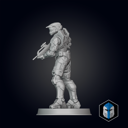 Infinite Master Chief Figurine - Pose 2 - 3D Print Files – Galactic Armory