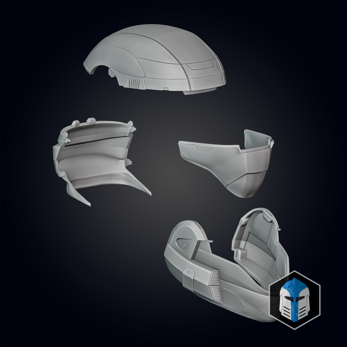 Infinite ODST Helmet - 3D Print Files – Galactic Armory