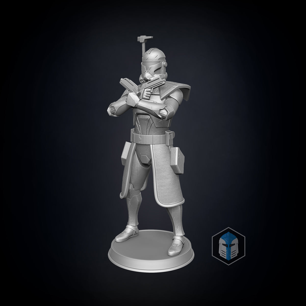 Captain Rex Figurine - Pose 1 - 3D Print Files – Galactic Armory