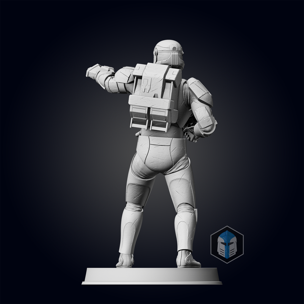 Republic Commando Figurine - Pose 3 - 3D Print Files – Galactic Armory