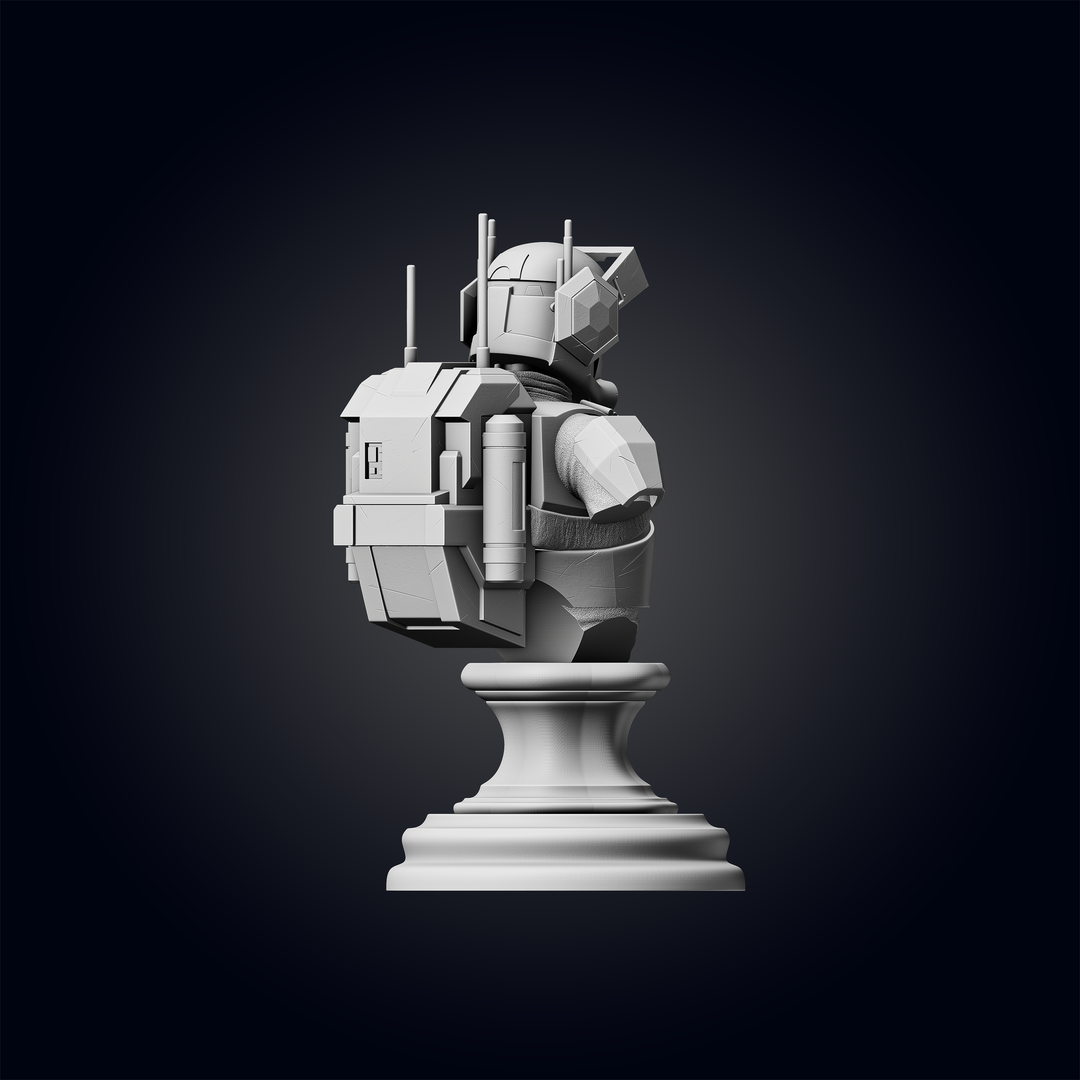 Bad Batch Tech Bust - 3D Print Files – Galactic Armory