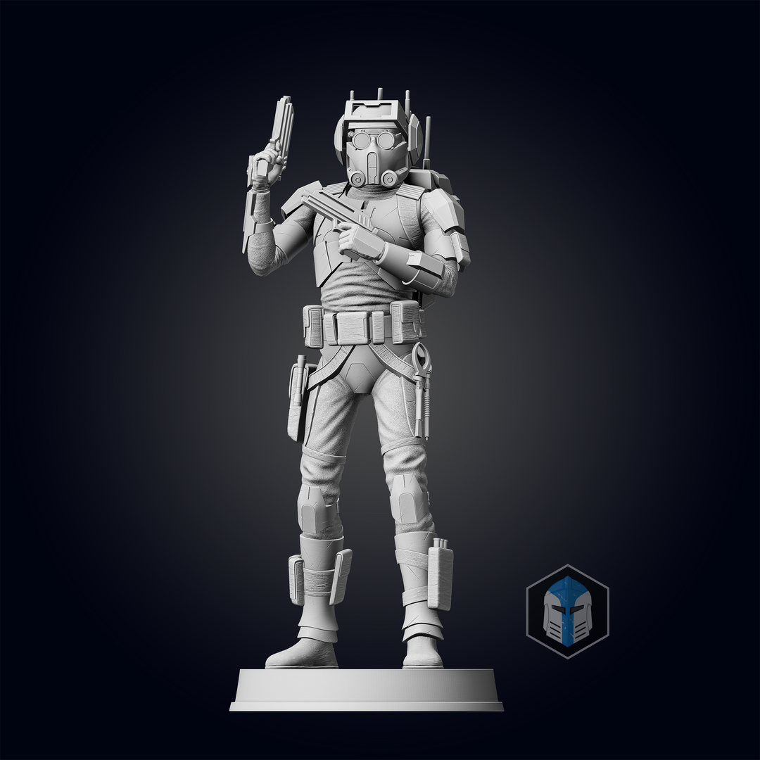 Bad Batch Tech Figurine - Pose 1 - 3D Print Files – Galactic Armory