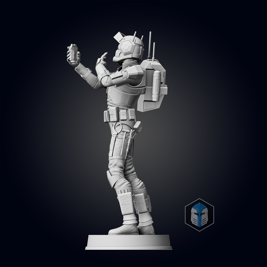 Bad Batch Tech Figurine - Pose 2 - 3D Print Files – Galactic Armory